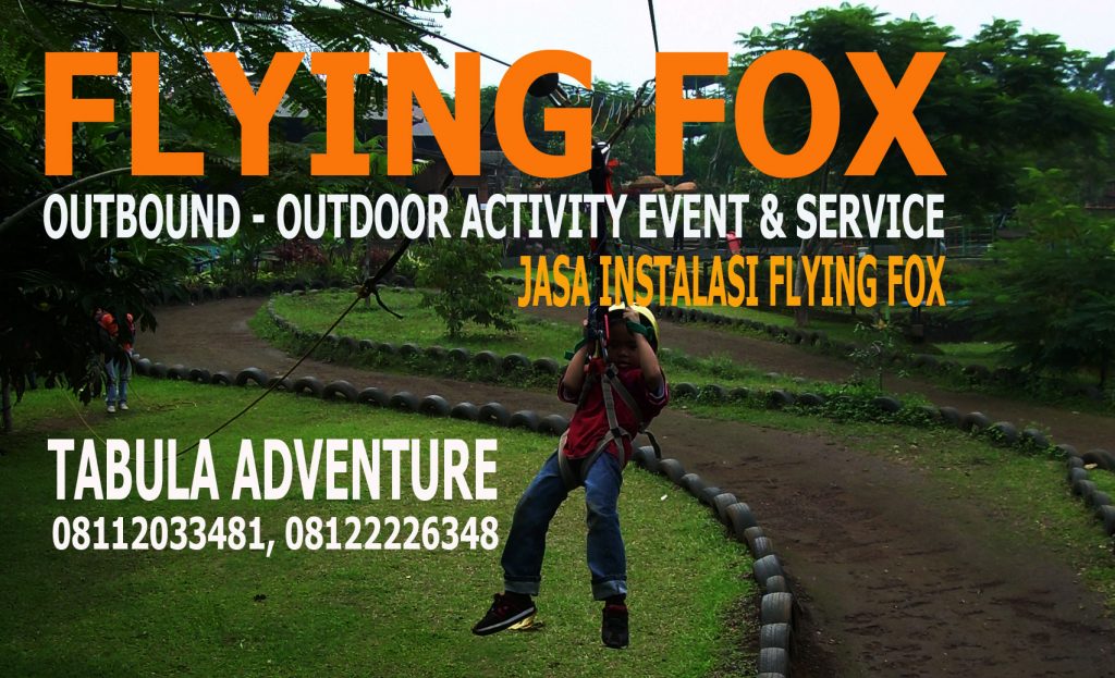 Peralatan Outbound Flying Fox - Tabula Adventure
